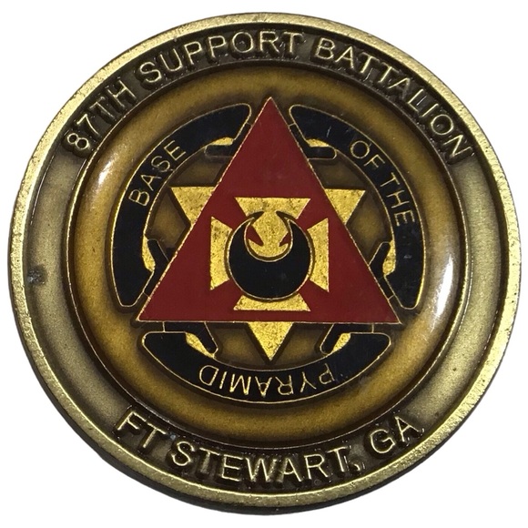Other | Military Challenge Coin Army Enamel Metal 87th Support ...